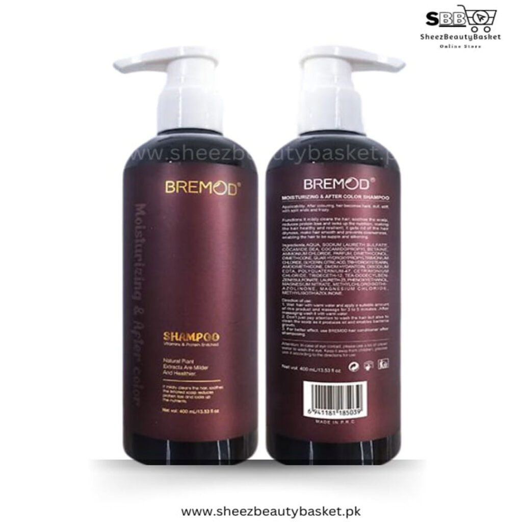 Bremod After Color Moisturizing Shampoo | Vitamin & Protein Enriched
